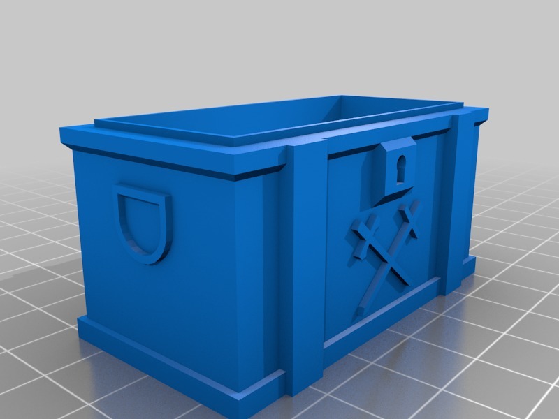 Chest optimized for no support by Stefan | Download free STL model ...