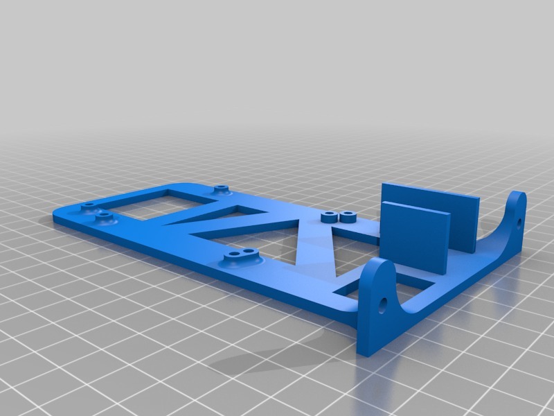 Re-ARM mount for 2020 Kossel mini by Stefan | Download free STL model ...