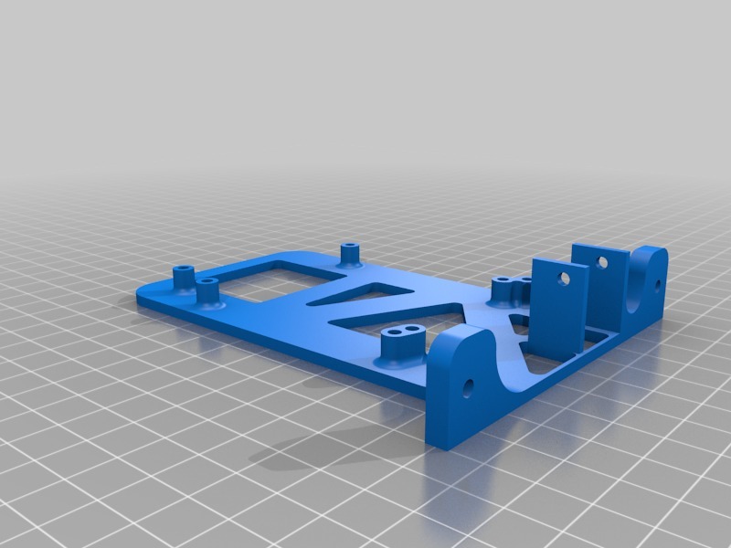 Re-ARM mount for 2020 Kossel mini by Stefan | Download free STL model ...