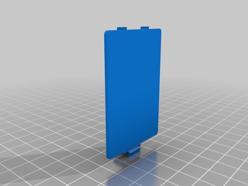 Generic AC Remote Battery Door by 3dxcub3 | Download free STL model ...