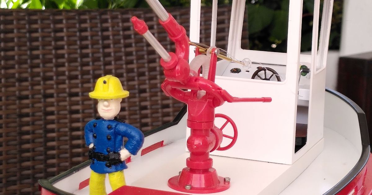 RC Dozer Fire Boat by andy | Download free STL model | Printables.com