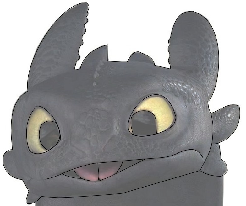 Toothless-cookie-cutter (How to train a dragon) by Matschi | Download ...