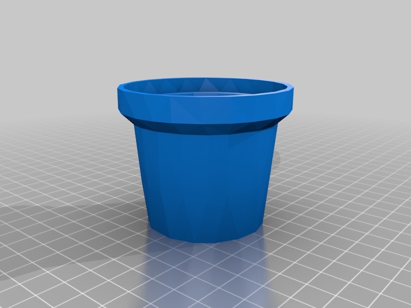 LiLoFlo (Little Lowpoly Flowerpot) by Matschi | Download free STL model ...