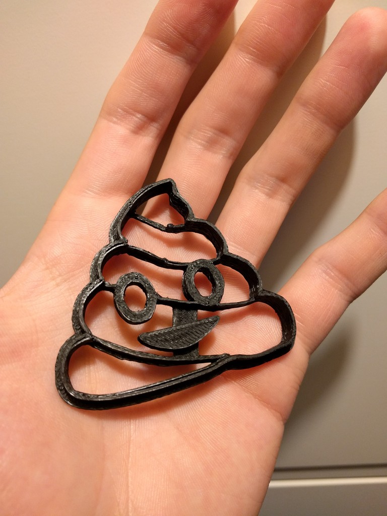 Poop-Emoji Cookie Cutter by Matschi | Download free STL model ...