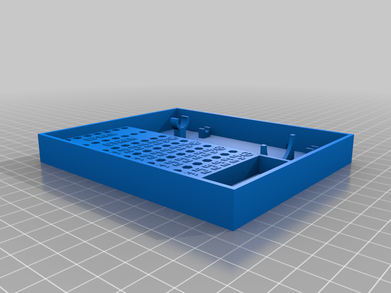 Screw driver and bits holder by Stratos | Download free STL model ...
