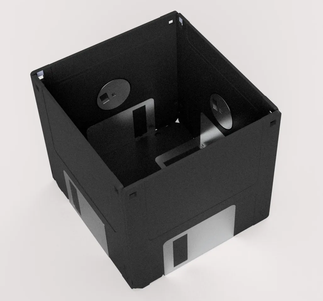 Floppy Disk Container by Ammar Faridi | Download free STL model ...