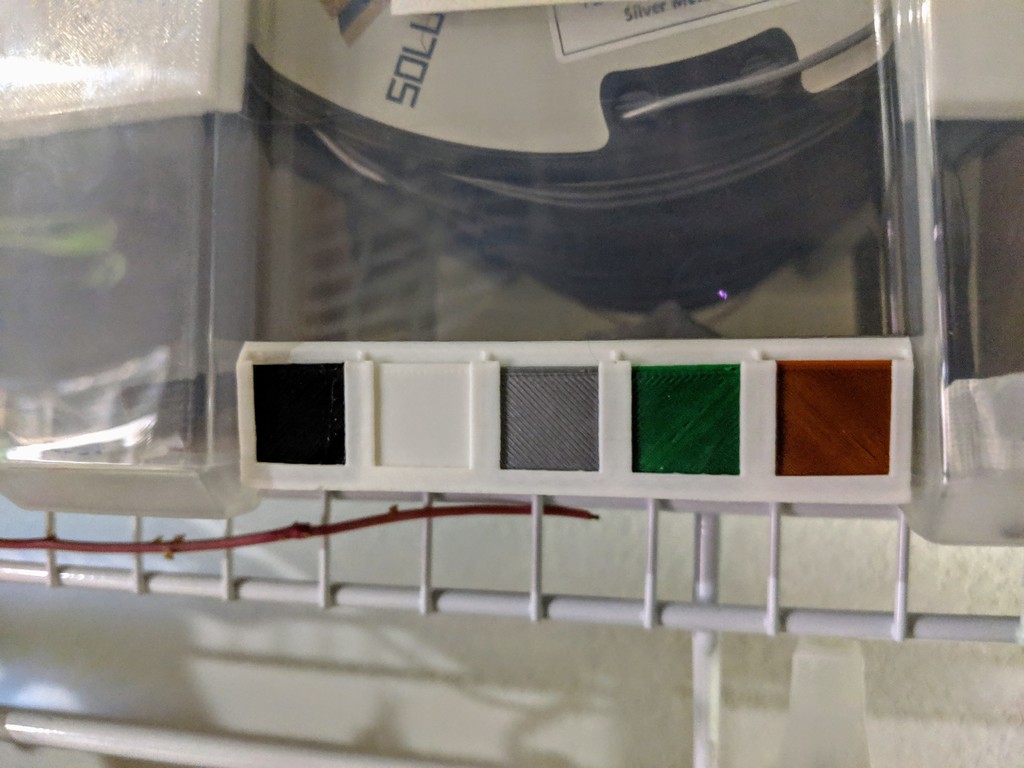 Filament Color Swatch Kit by nullgel | Download free STL model ...