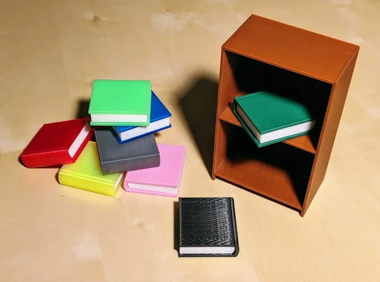 Tiny Bookcase by nullgel | Download free STL model | Printables.com