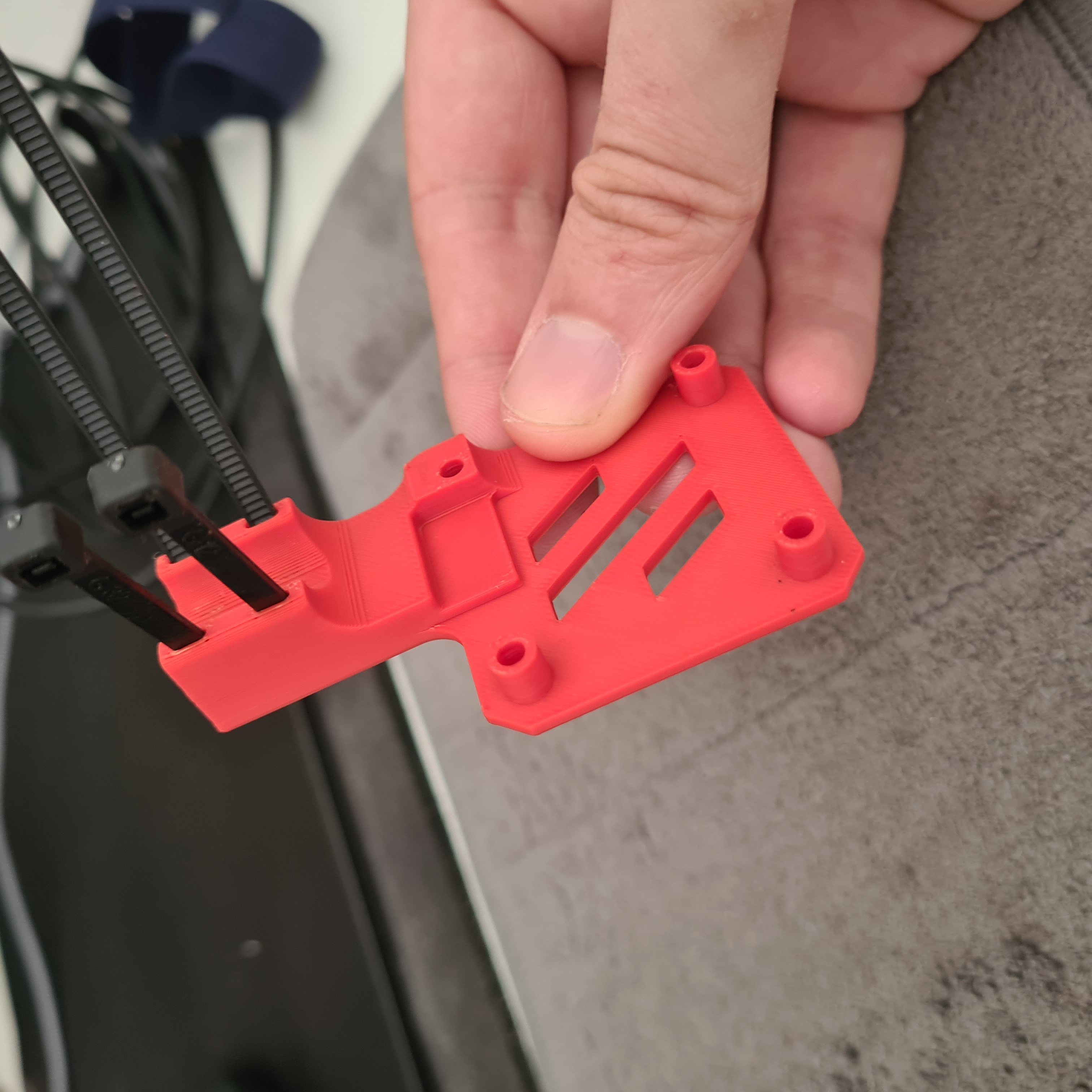 Voron Mellow FLY-SHT42 Holder LGX/Nema17 Canbus Cable holder by Paul S ...
