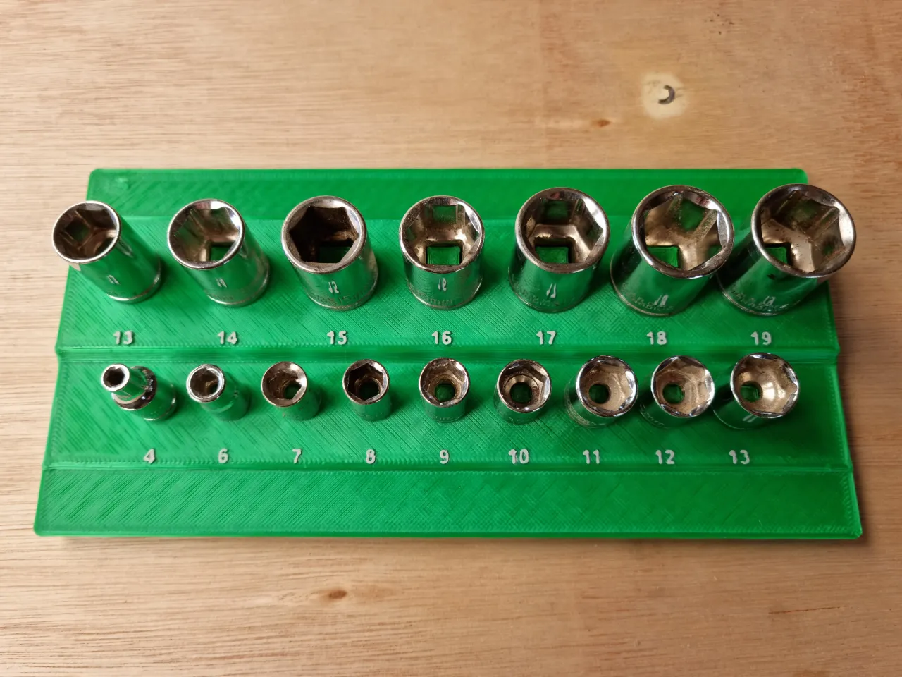 Metric Socket Set Holder by EMN | Download free STL model | Printables.com