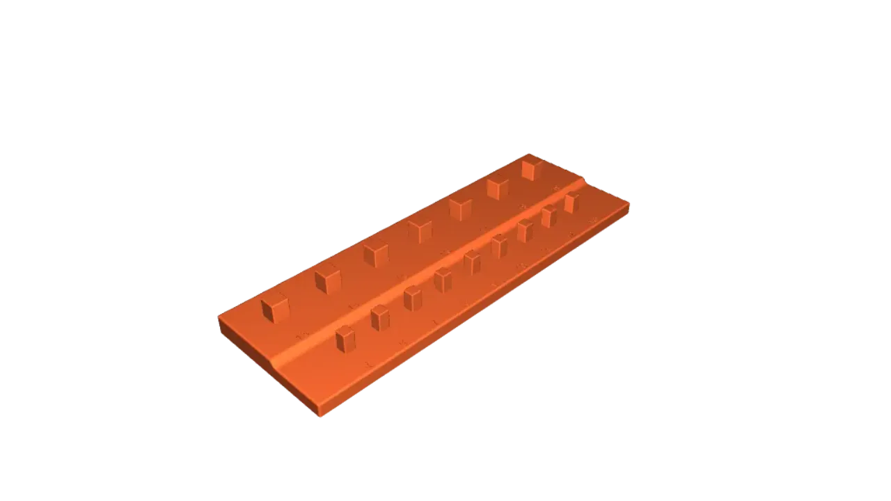 Metric Socket Set Holder by EMN | Download free STL model | Printables.com
