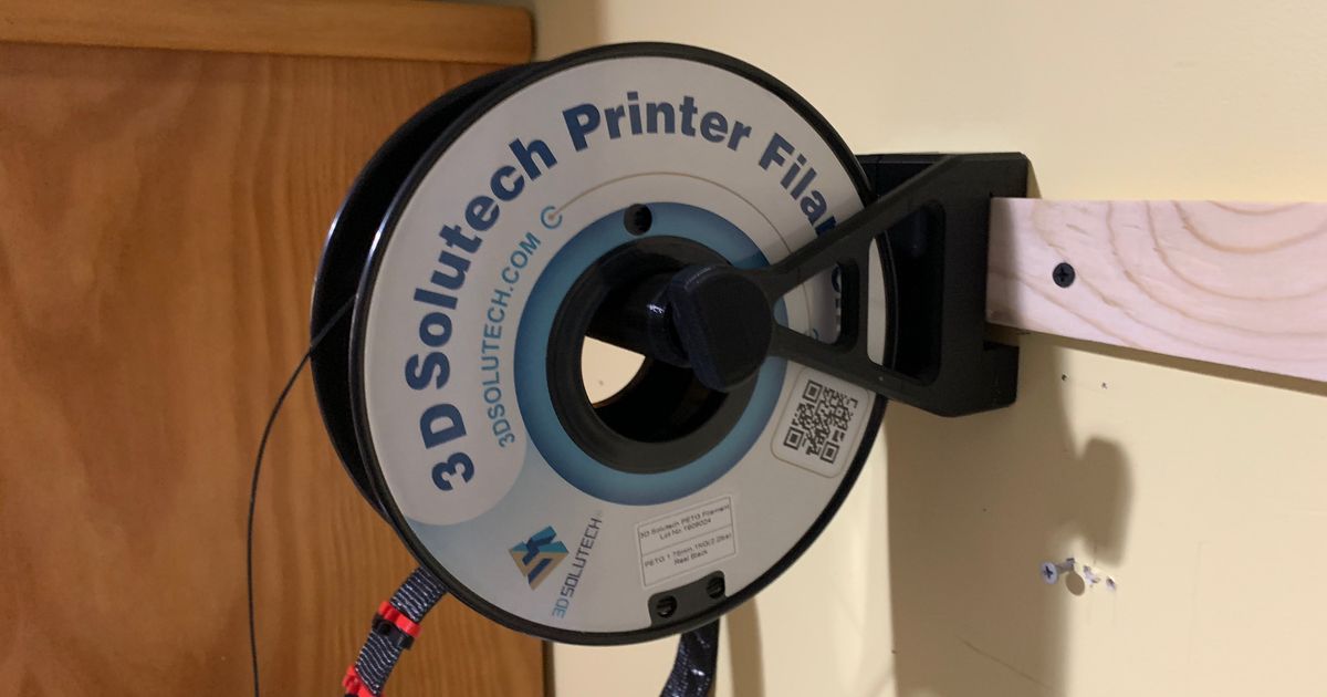 French cleat spool holder by 11d30 | Download free STL model ...