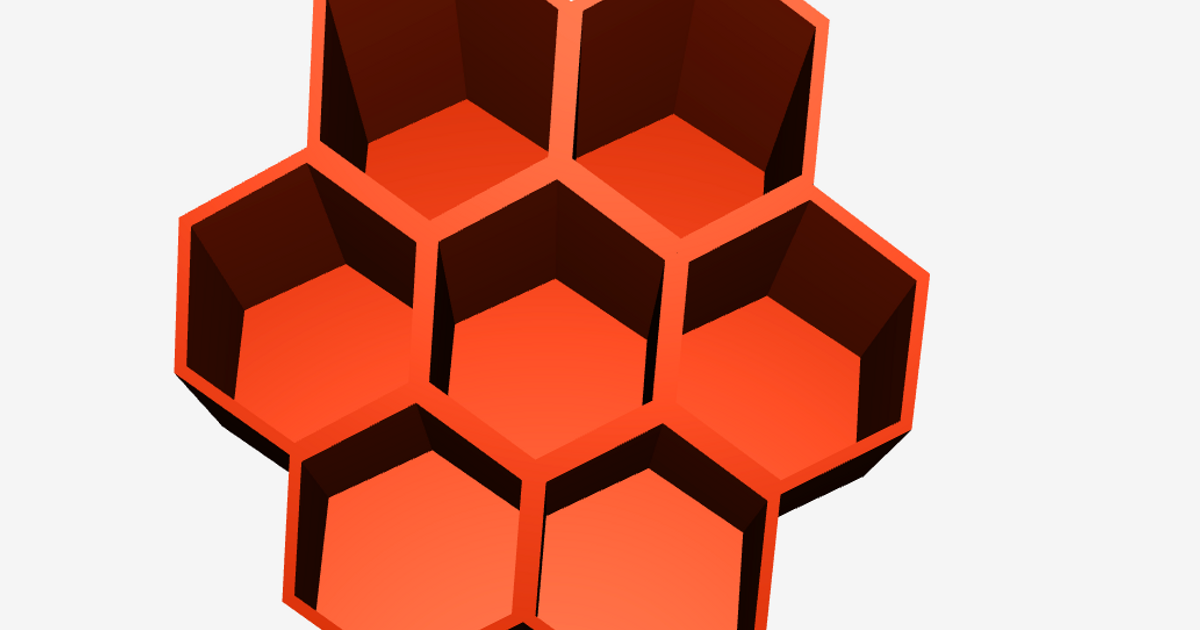 Hex flower by Tom Anderson (The Real NEO) | Download free STL model ...