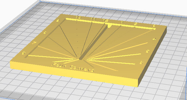 Square Sundial by Gary Stebbins | Download free STL model | Printables.com