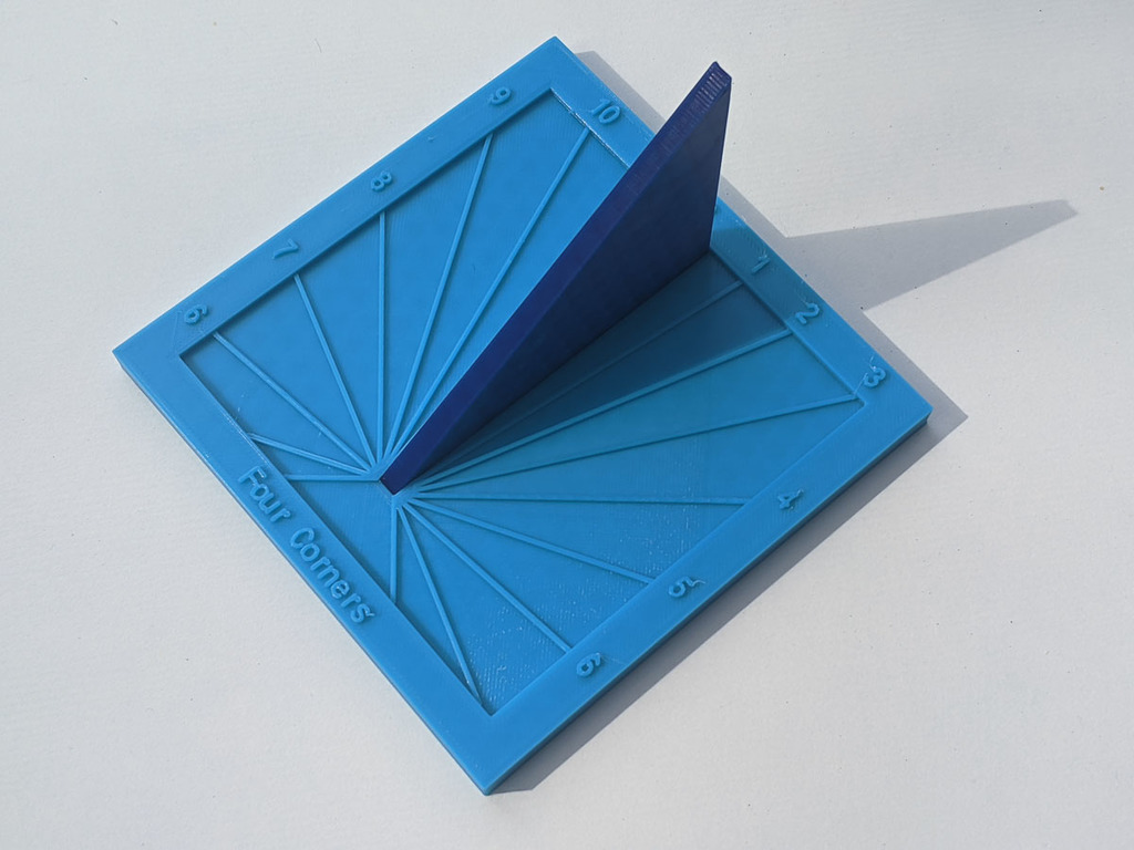 Square Sundial by Gary Stebbins | Download free STL model | Printables.com