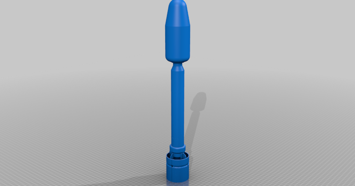 T26 - WW2 Bazooka Round by Chris NZ | Download free STL model ...