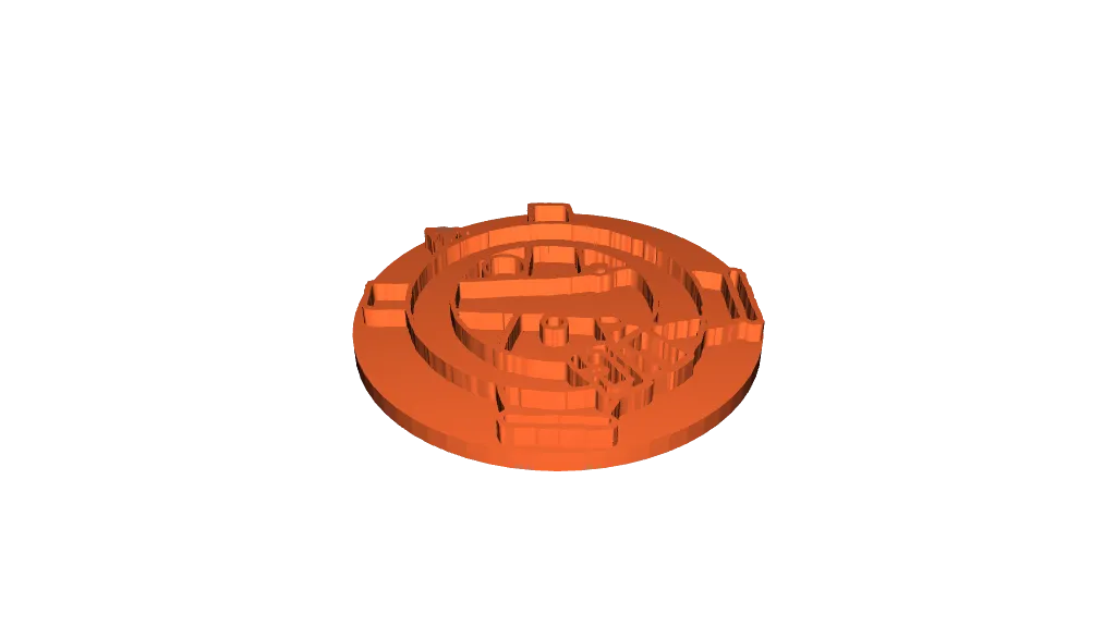 Crossed Cannon Cartouche Stamp by Chris NZ | Download free STL model ...