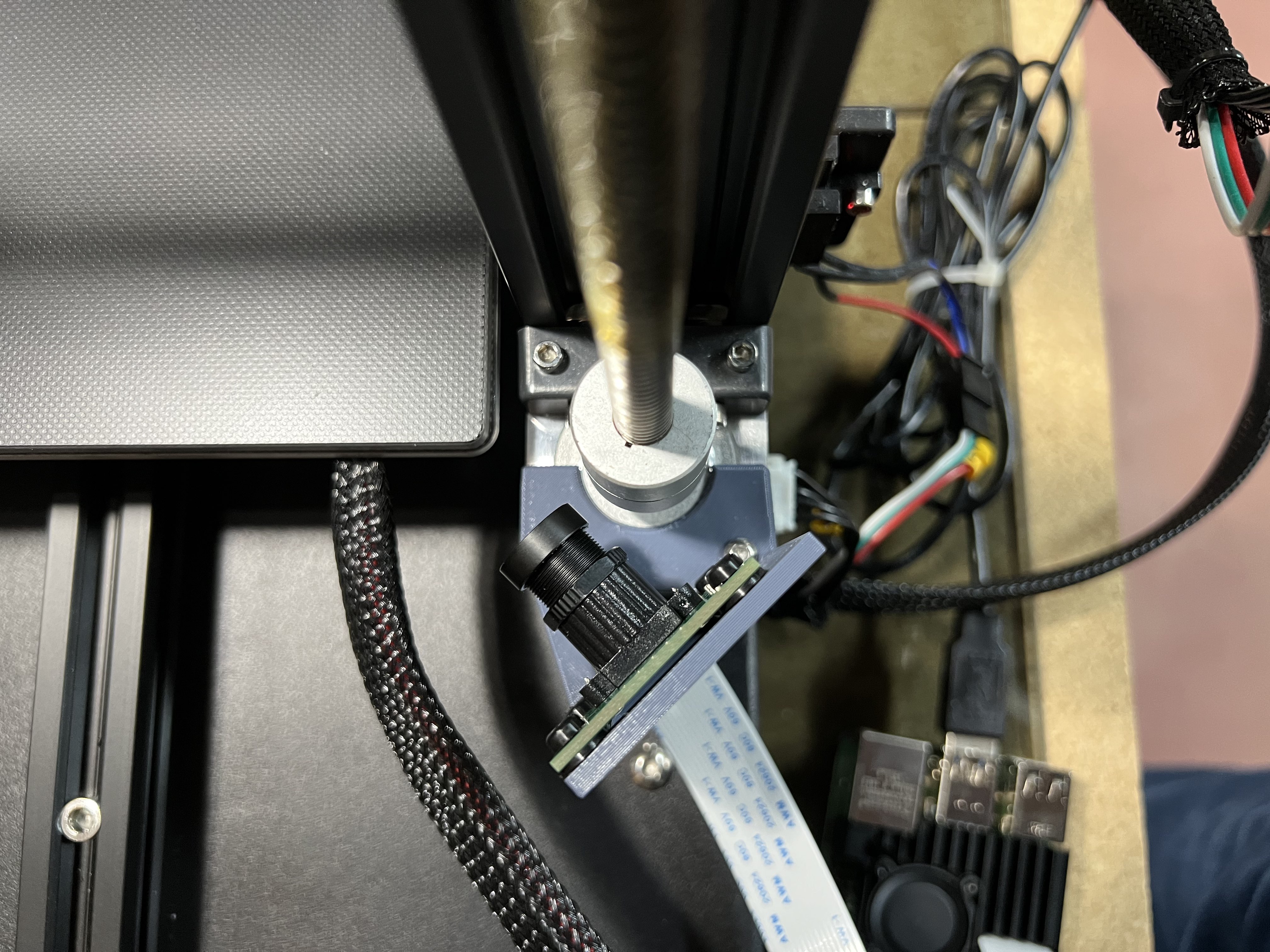 raspberry pi cam mount for nema 17 motor by Koosh | Download free STL ...
