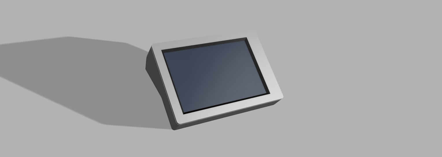 RPI MHS-3.5inch display 40 extrusion mount by Laurens | Download free ...