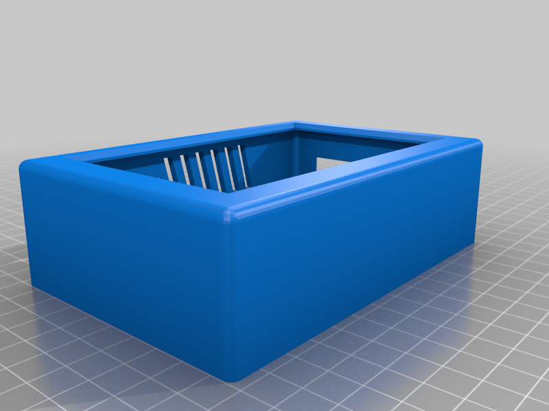 Pi4 and BTT PiTFT50 wall mount case by Nutczak | Download free STL ...