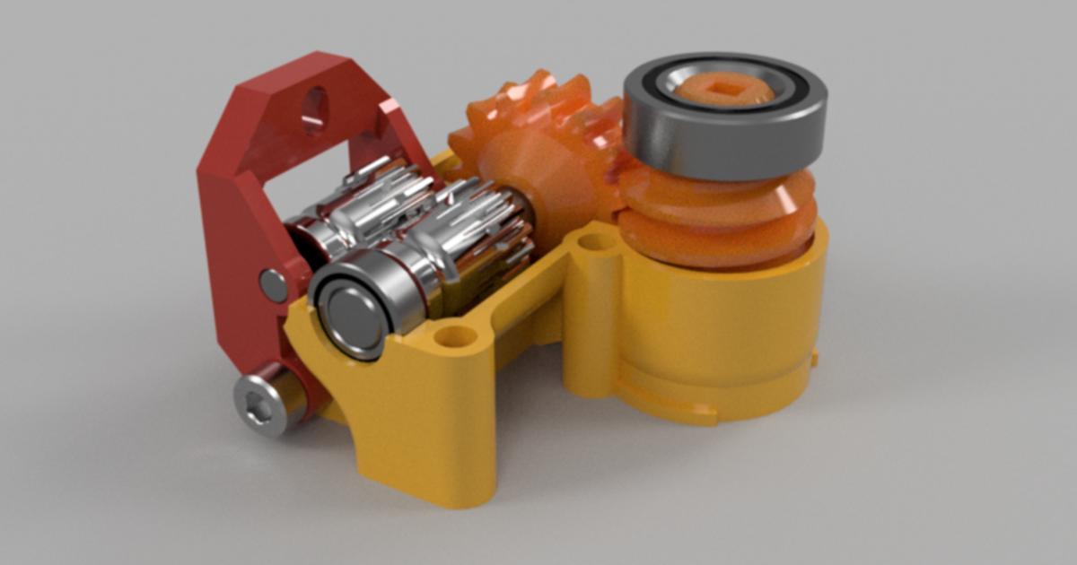 15:1 Gear Set and Improved twist-lock for Remote Direct Drive Extruder ...