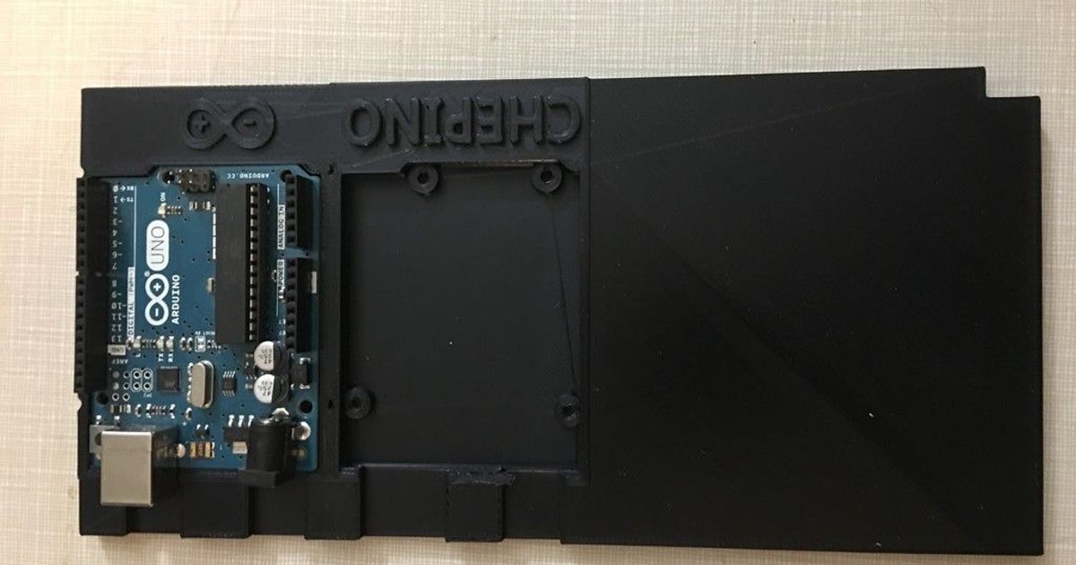 Chipino Arduino uno base by Rich L. | Download free STL model ...