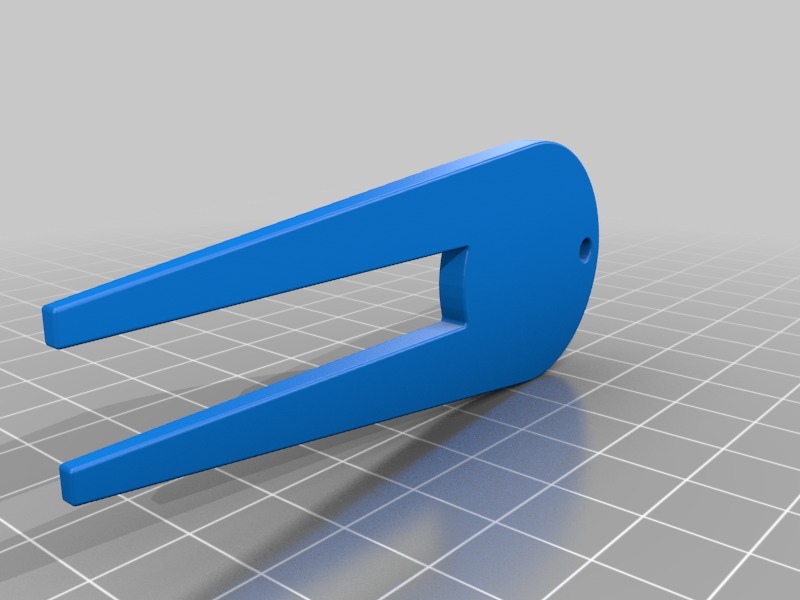 Golf Divot Tool, Anchor Logo by atypicalengineer808 | Download free STL ...