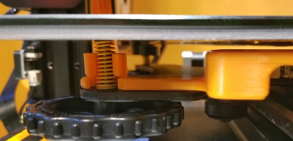 Compact Ender 3 V2 Handle for 8mm springs by achkars | Download free ...