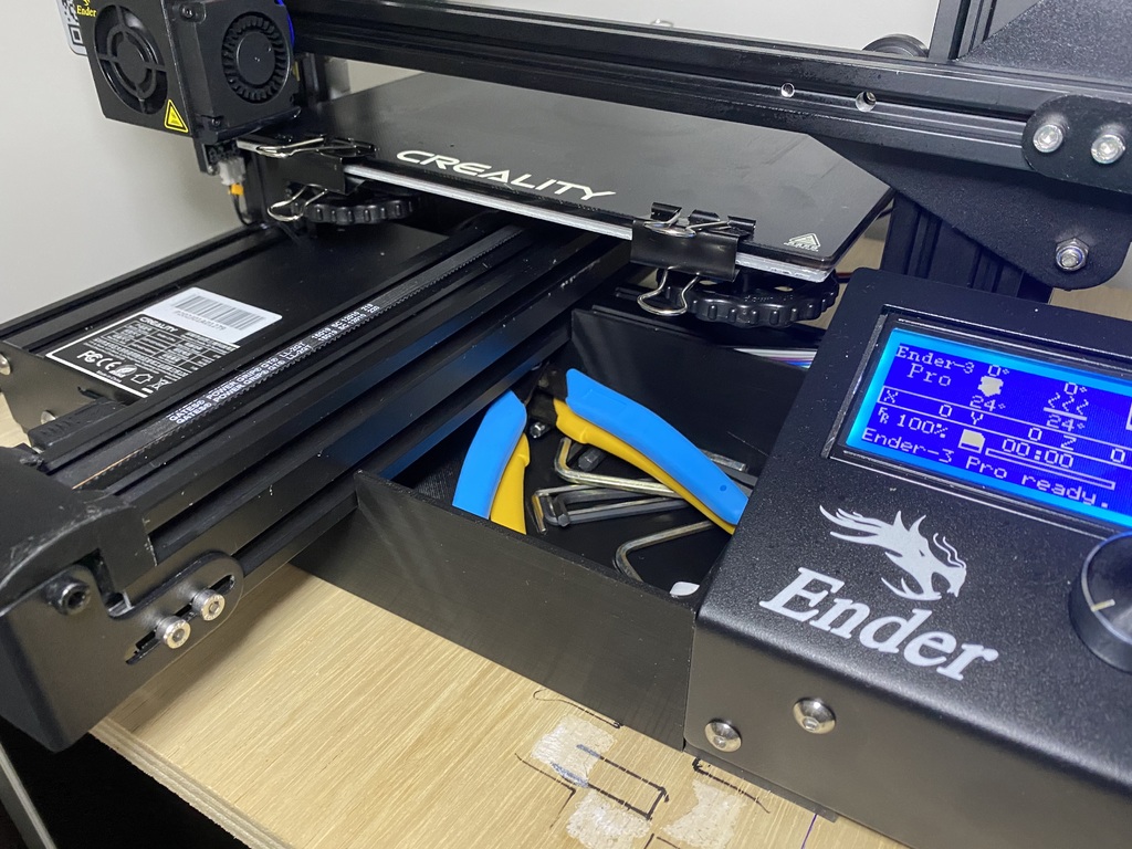 Ender 3 Pro Front Drawer by rpanachi | Download free STL model ...
