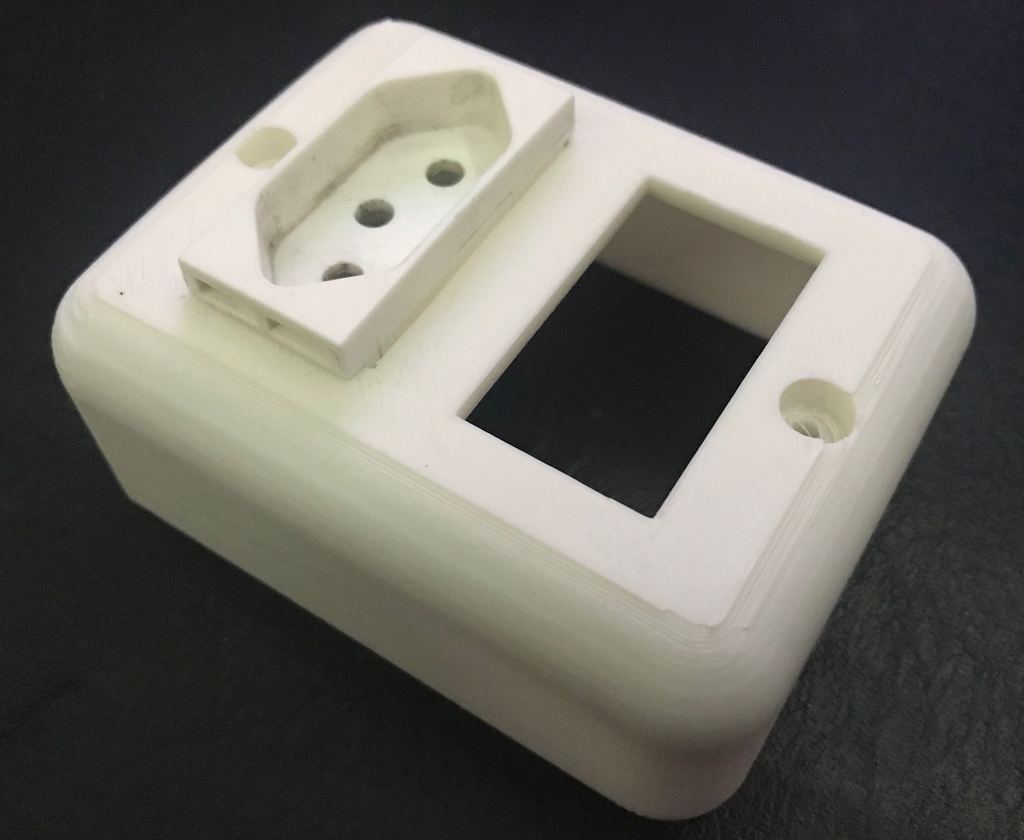 Power Socket Support (Customizable) by rpanachi | Download free STL ...