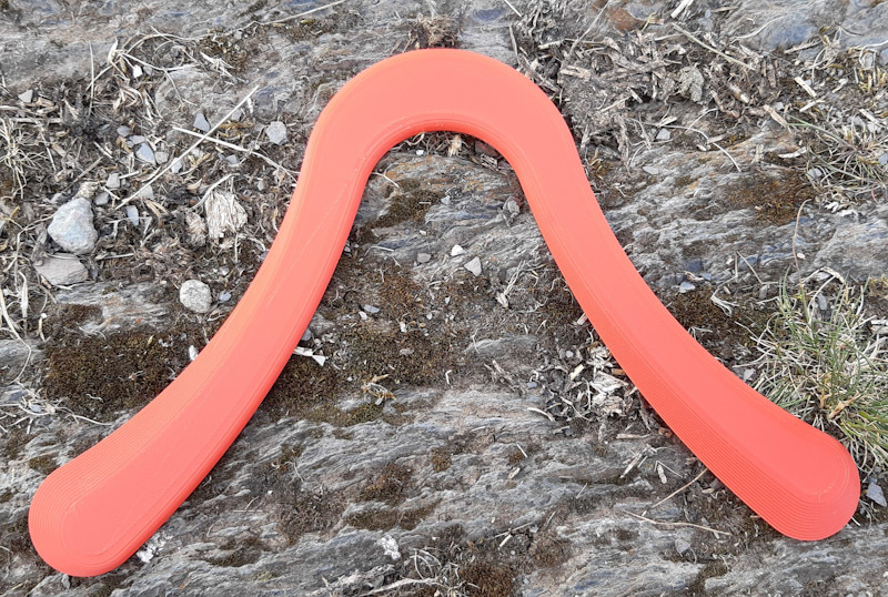 Eight Arc Boomerang by Lapjoint | Download free STL model | Printables.com