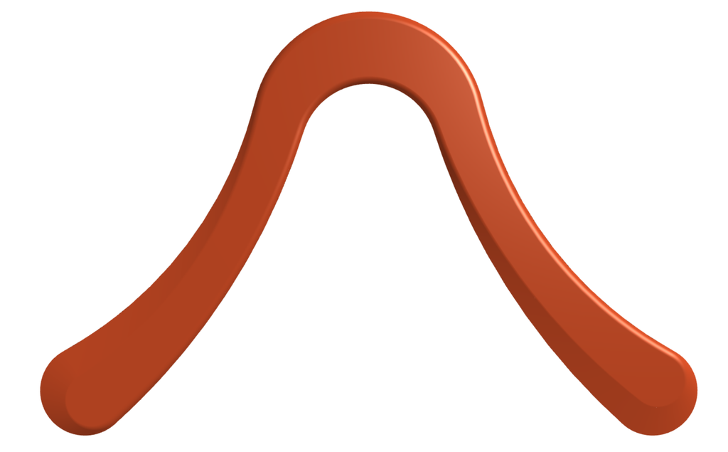 Eight Arc Boomerang by Lapjoint | Download free STL model | Printables.com