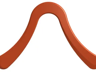 Eight Arc Boomerang by Lapjoint | Download free STL model | Printables.com