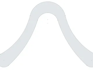 Eight Arc Boomerang by Lapjoint | Download free STL model | Printables.com