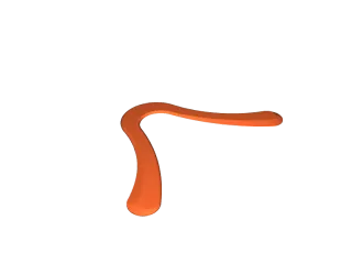 Eight Arc Boomerang by Lapjoint | Download free STL model | Printables.com