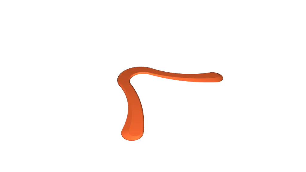 Eight Arc Boomerang by Lapjoint | Download free STL model | Printables.com