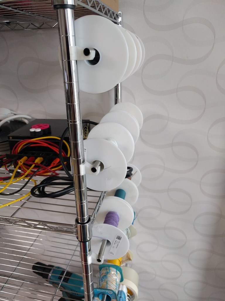Wire Rack Spool Clips by LucidWolf | Download free STL model ...