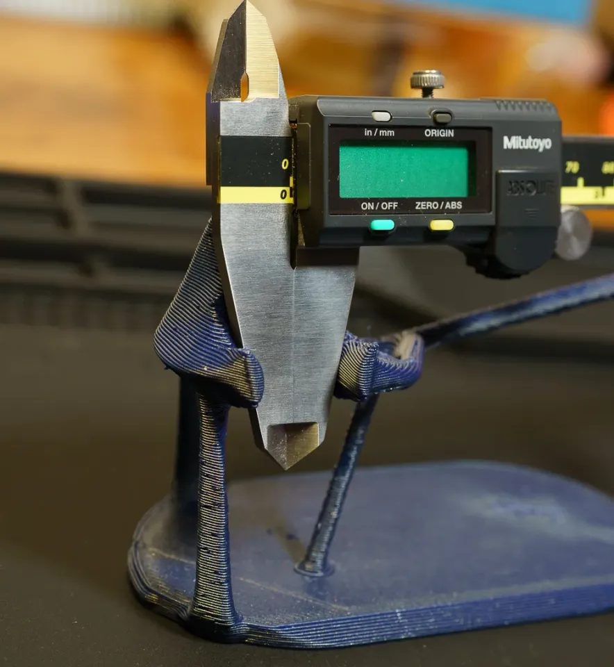 Caliper Stand - organic shape by BubsBuilds | Download free STL model ...