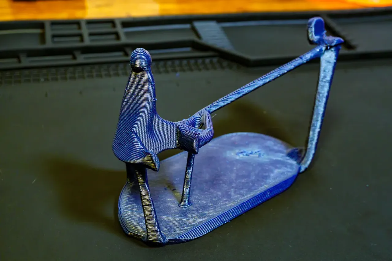 Caliper Stand - organic shape by BubsBuilds | Download free STL model ...