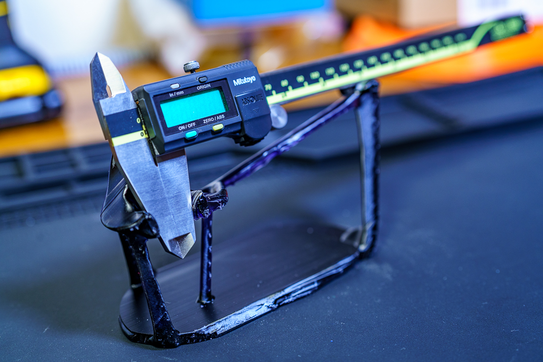 Caliper Stand - organic shape by BubsBuilds | Download free STL model ...