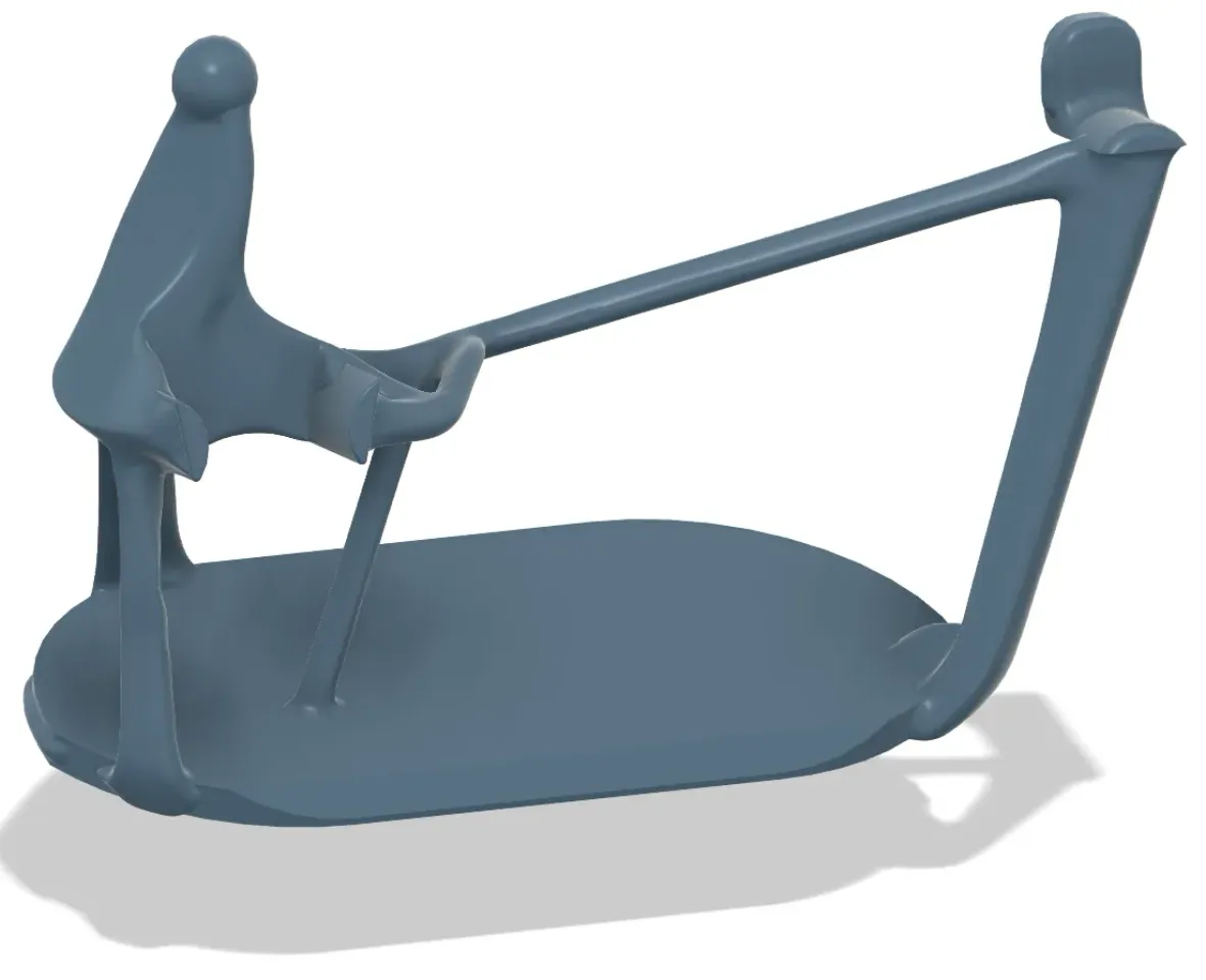 Caliper Stand - organic shape by BubsBuilds | Download free STL model ...