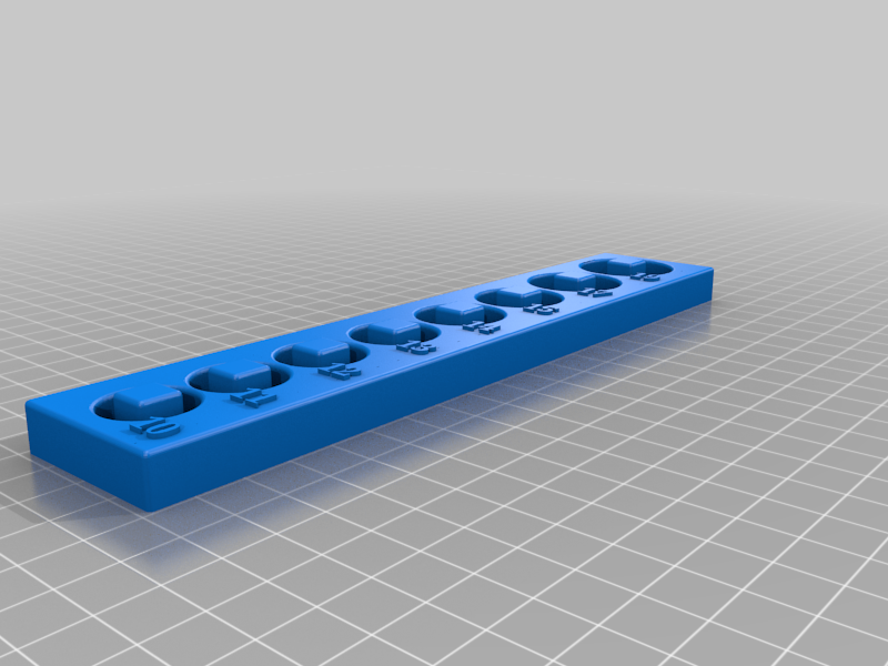 Drawer Organizer for Socket Set by Sluggles | Download free STL model ...