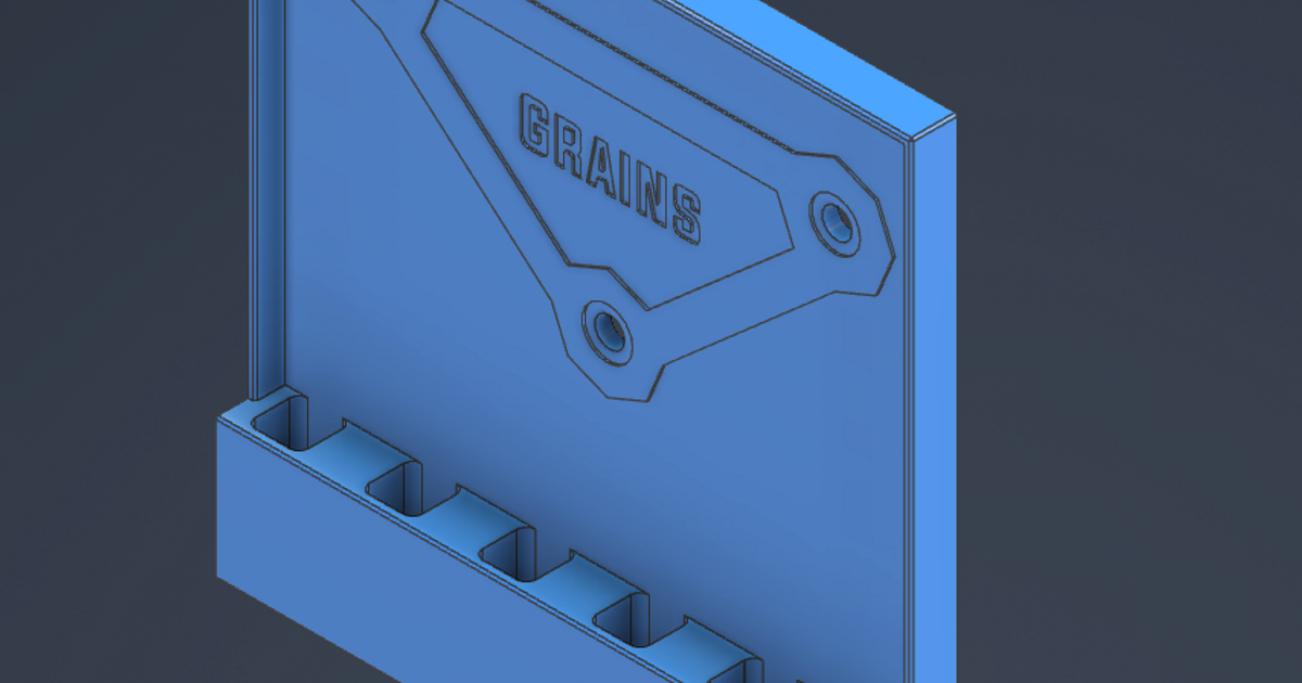 Grain Holder by FDMBRO | Download free STL model | Printables.com