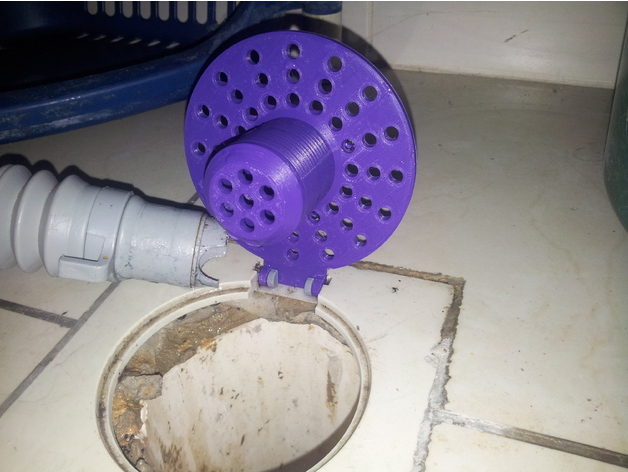 Drain Cover with Washing Machine Hose Slot by Asraff Amzani | Download ...