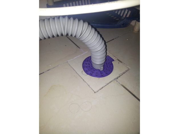 Drain Cover with Washing Machine Hose Slot by Asraff Amzani | Download ...