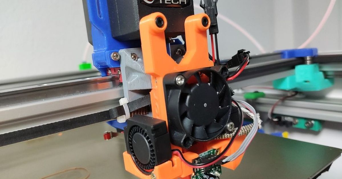 BLV - X Carriage Volcano mini IR Sensor v2 Fan Mount by Xylen.C4 ...