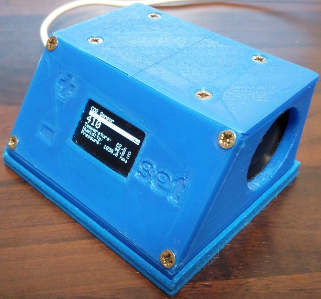 [IOT] ESP32 WLAN CO2 Air Quaility Meter by Xylen.C4 | Download free STL ...