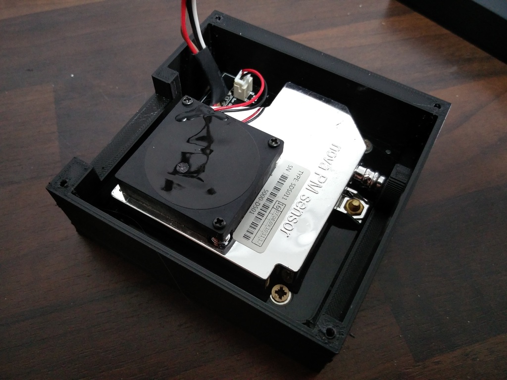 ESP8266 sensor box with OLED display and fine dust sensor by Xylen.C4 ...