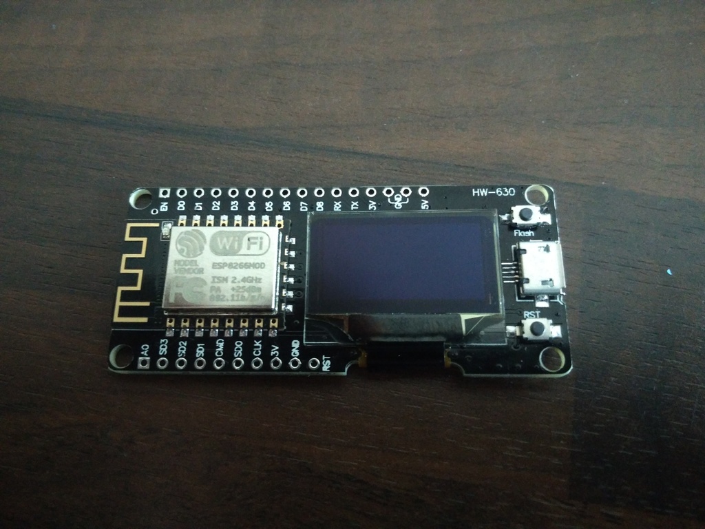 ESP8266 OLED Display Frontpanel by Xylen.C4 | Download free STL model ...