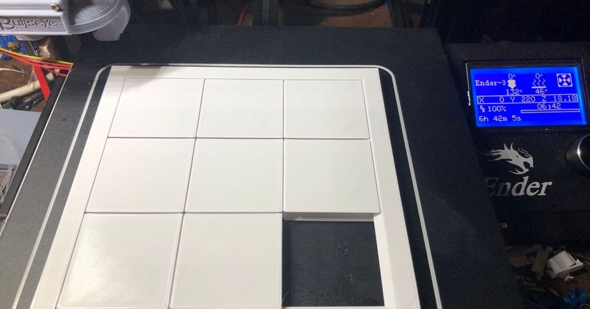 blank 3x3 puzzle - easy print by Grandaspanna | Download free STL model ...